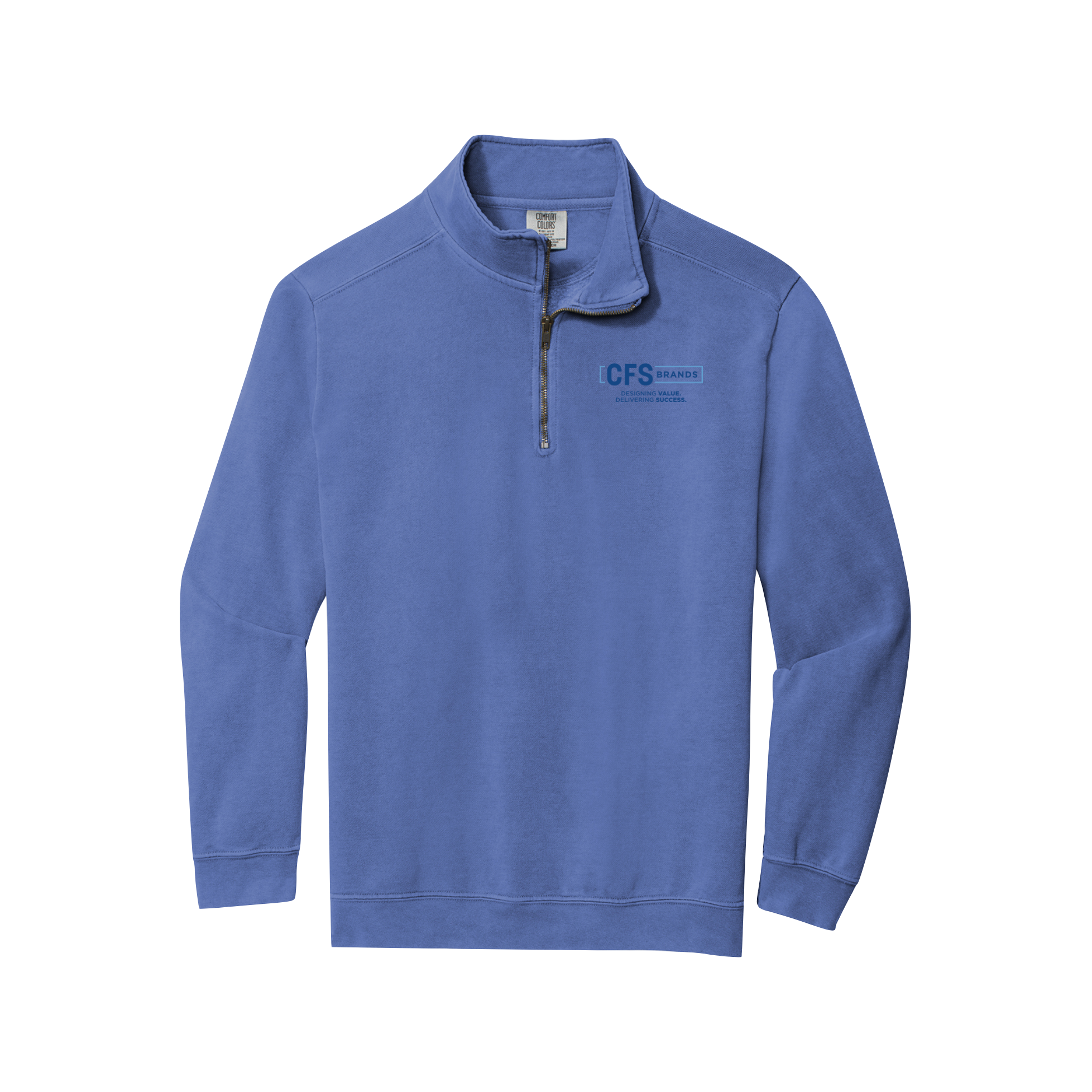CFS Brands Comfort Colors® Ring Spun 1/4-Zip Sweatshirt – Pie Hole Marketing Inventory